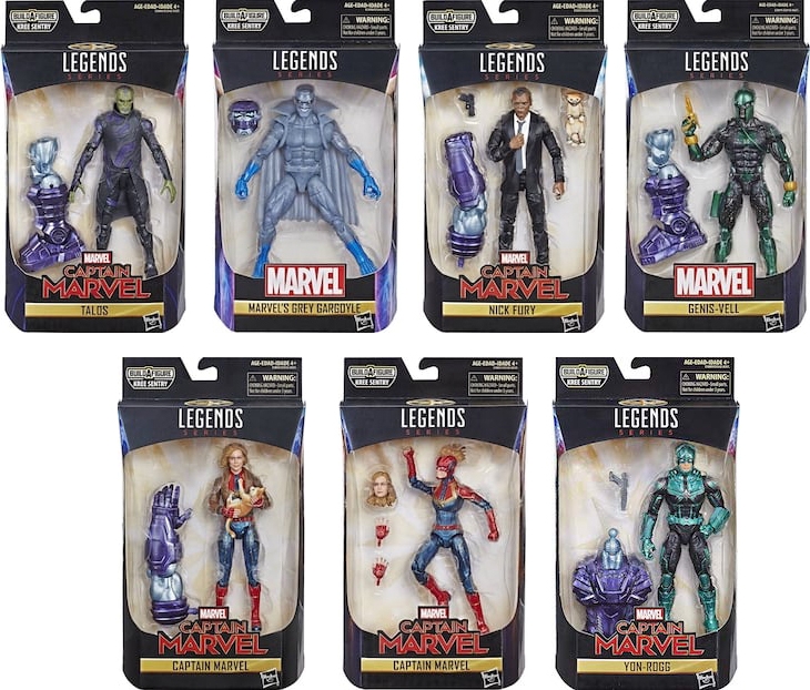 Rare Luxury Shopping Destination Hasbro Marvel Legends Captain Marvel ...